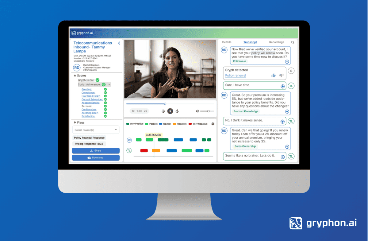 Gryphon.ai - Intelligent Contact Compliance